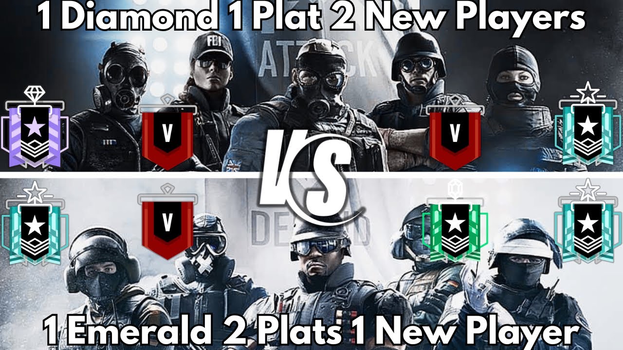 Heated 4v4 Private match on R6 | Emerald player gets mad and turns on ...