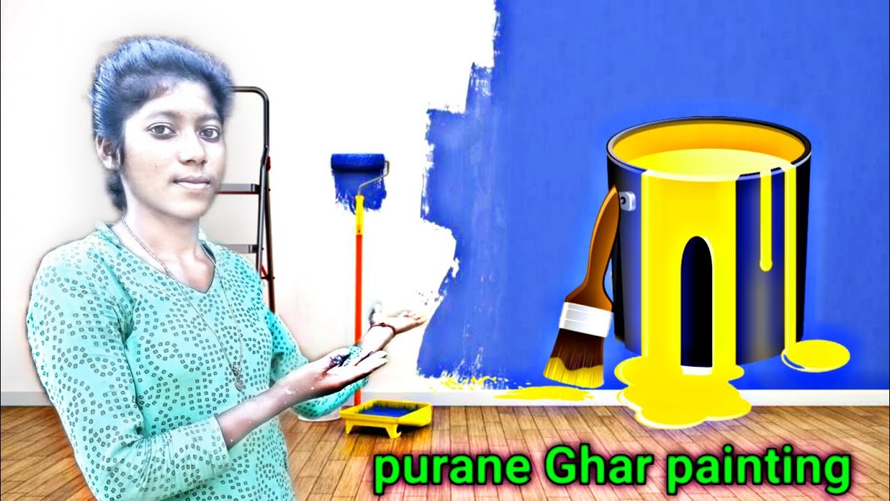 Purane Ghar ka painting // - YouTube
