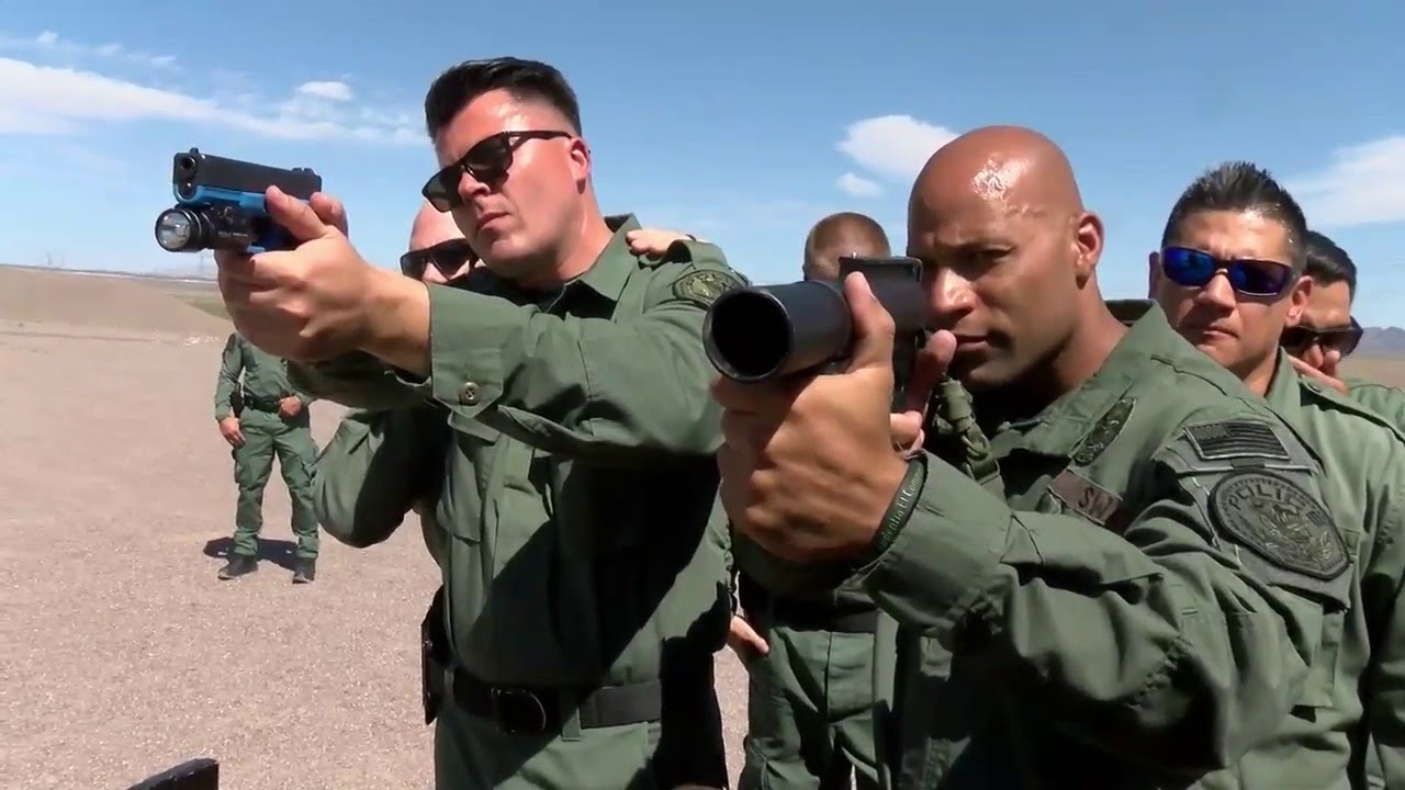 Henderson Police train for crisis incidents using donated RTC bus - YouTube