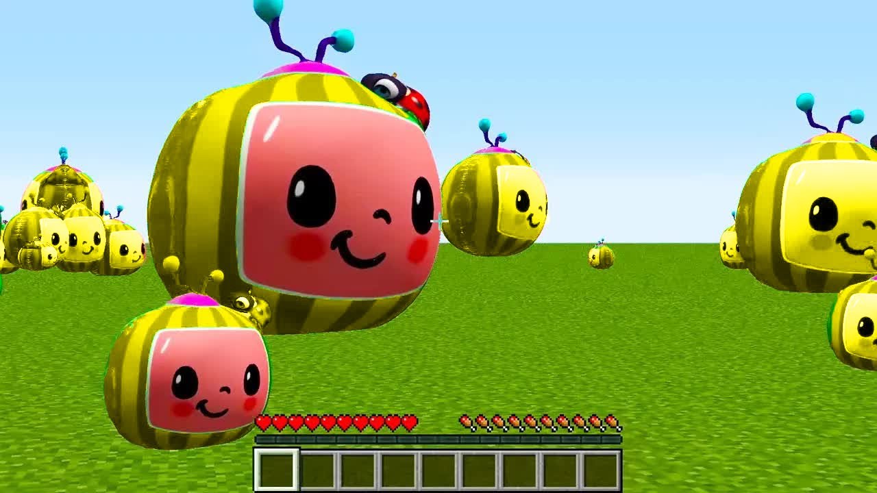 This is Real COCOMELON in MINECRAFT!..ASMR~~! YELLOW - YouTube