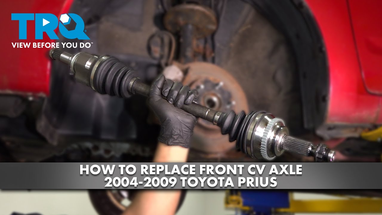 How to Replace Front CV Axle 2004-2009 Toyota Prius - YouTube