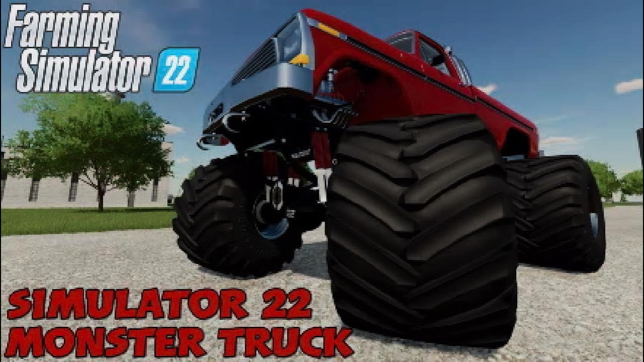 FS22 New Mod (console): SIMULATOR 22 Monster Truck | Mods in the spots ...