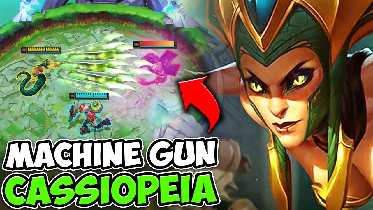 CASSIOPEIA IS A LITERAL MACHINE GUN IN 2V2! (WE RAN A DOUBLE POISON ...