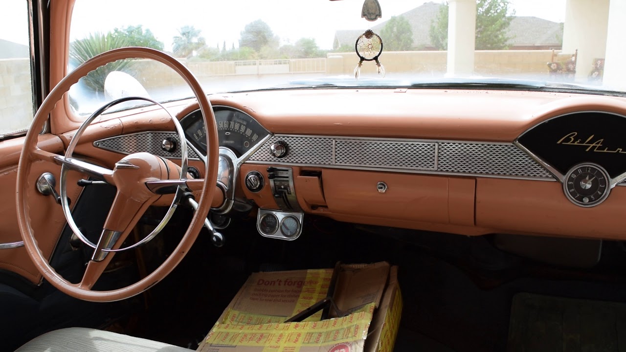 1955 Chevy Bel Air........Just My Dash - YouTube