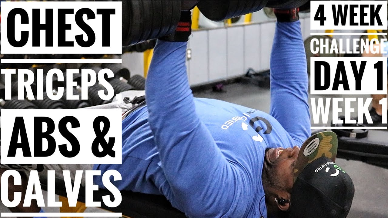 The Complete Chest Workout | Day 1 - Week 1 | 4 Week Challenge - YouTube