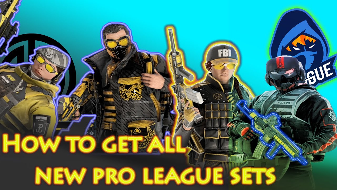 How To get all new pro league sets in rainbow 6 - YouTube