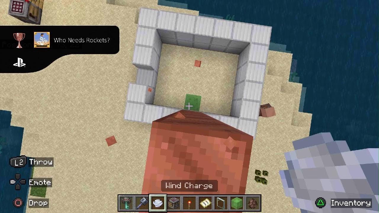 Getting the "Who needs rockets?" Achievement in Creative Mode - YouTube