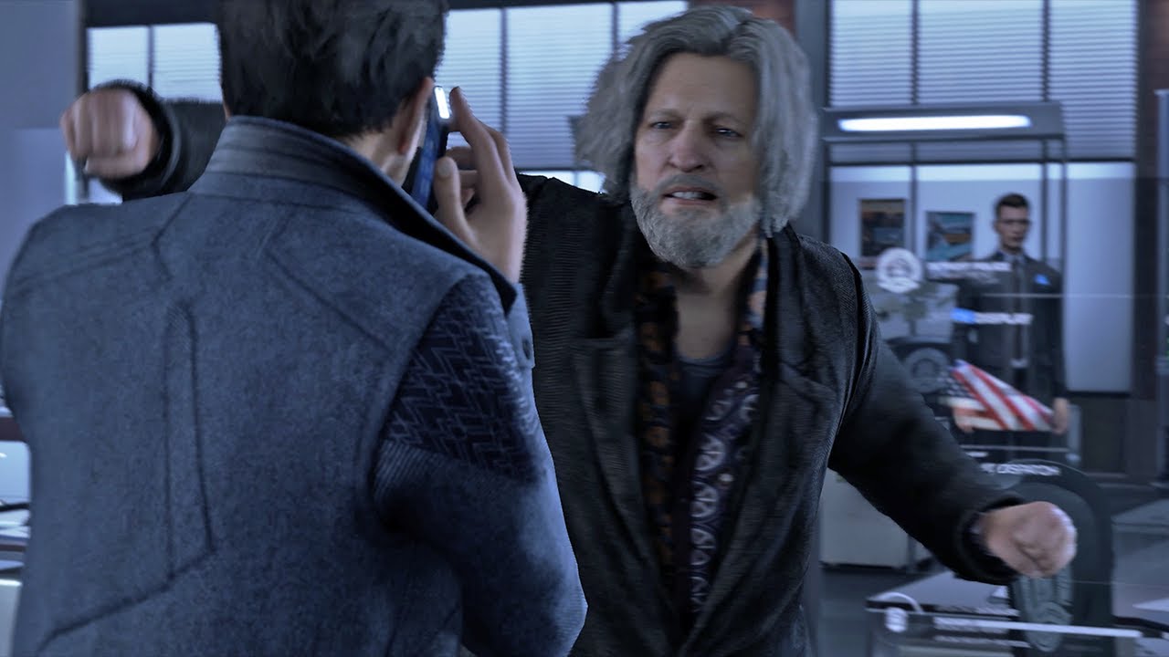 Hank vs Perkins - Hank Beats up FBI Agent Perkins | Detroit: Become ...