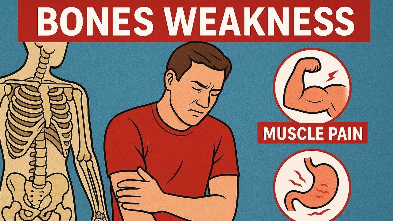 Bone weakness, Muscle weakness & stomach issues - one common solution - YouTube