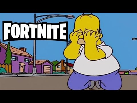 Adios HOMERO en FORTNITE - YouTube