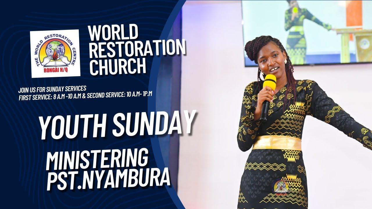 WORLD RESTORATION CENTRE//YOUTH SUNDAY//WORD MINISTRATION SESSION - YouTube