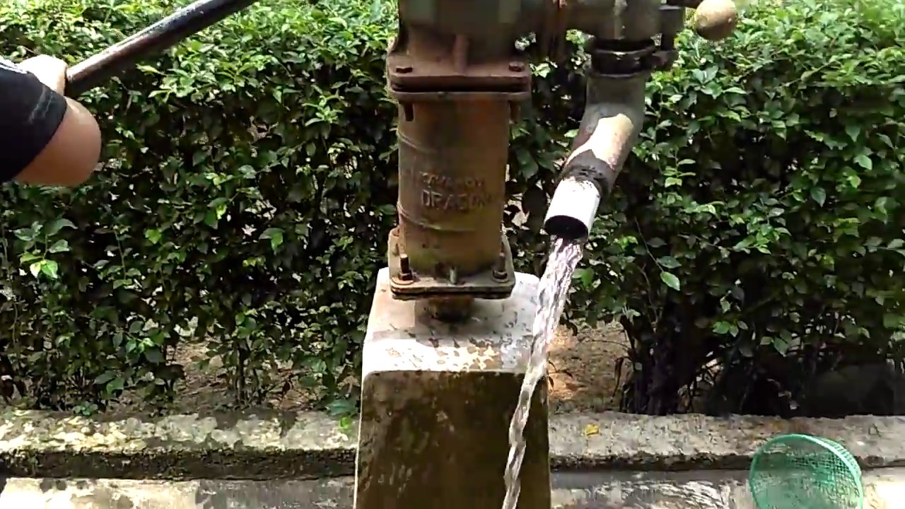 Langka sumur pompa dragon - YouTube