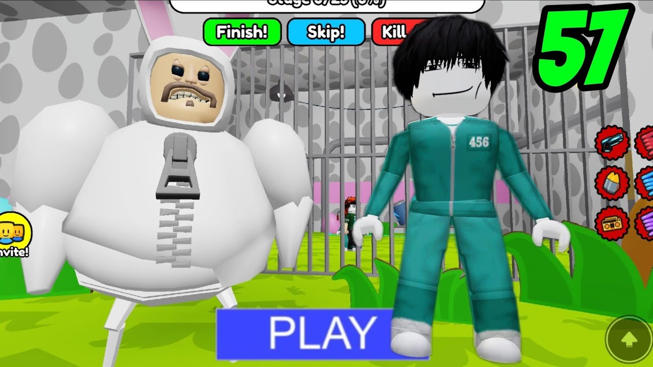 EASTER BARRY'S PRISON RUN!Let's escape from prison obby Gameplay Roblox ...