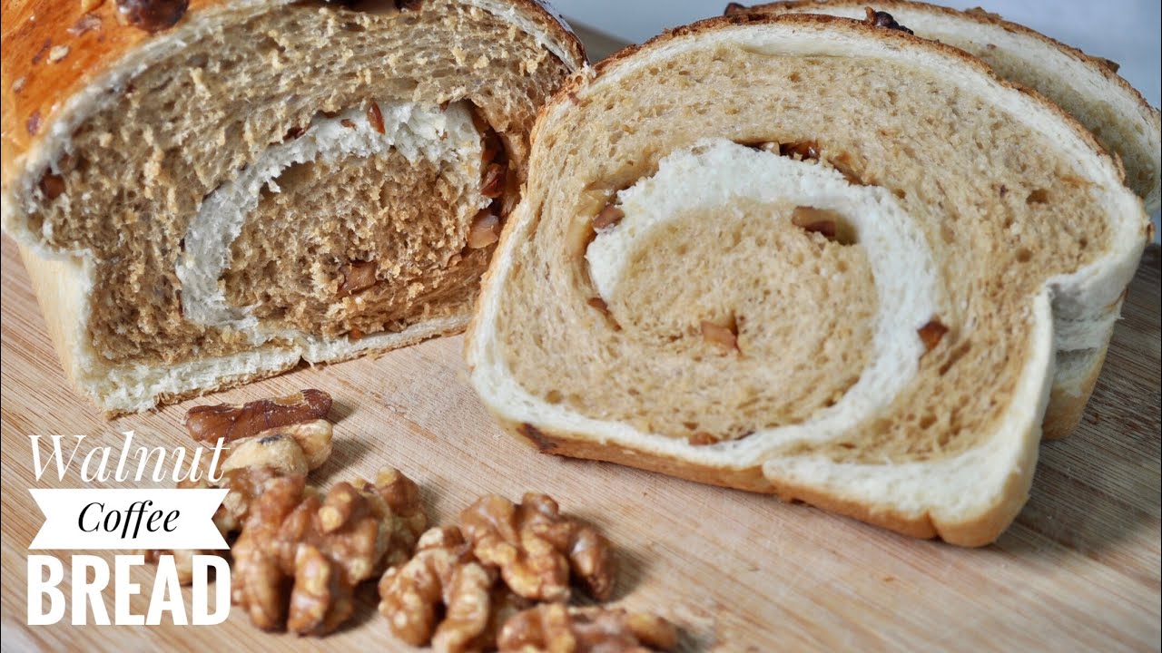 COFFEE BREAD LOAF with Walnut Recipe - YouTube