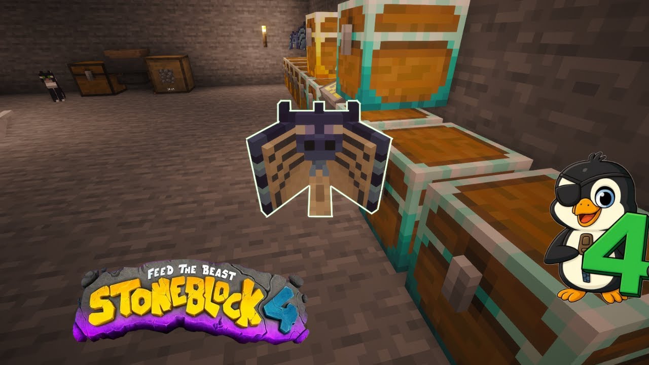 Stoneblock 4 [part 4] tiny enchanted dragon helpers - YouTube