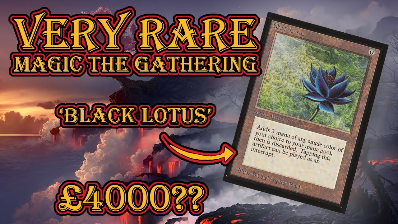 THIS Magic The Gathering set is worth £15,000!! 1993 BLACK LOTUS - YouTube