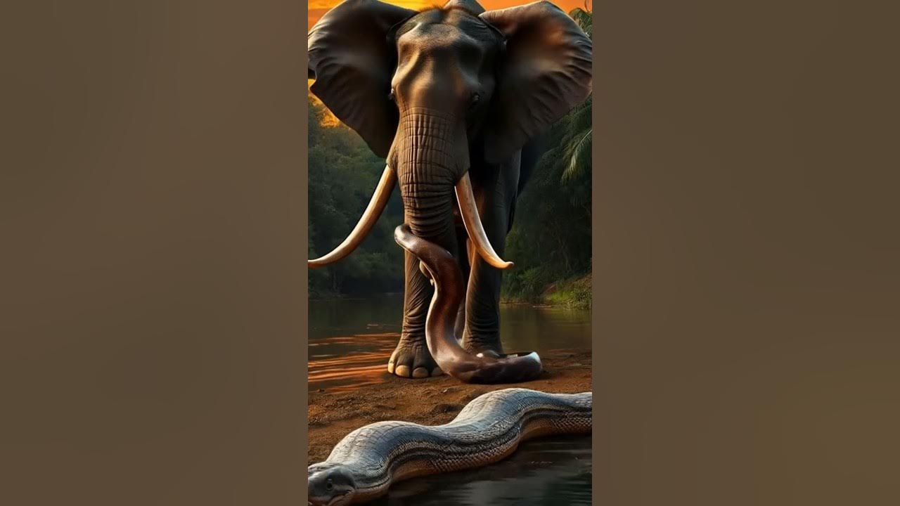You Won't Believe What Happens When Anaconda Meets Elephant! - YouTube