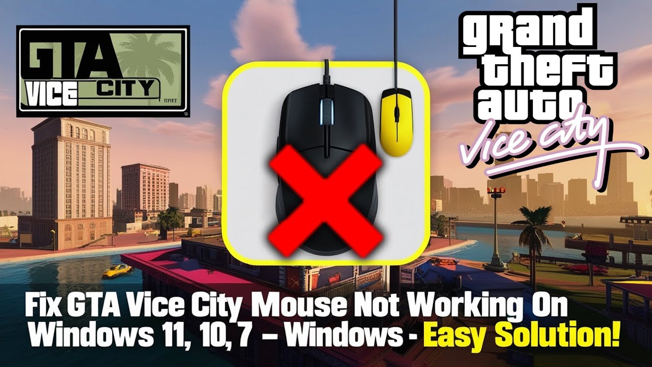 Fix GTA Vice City Mouse Not Working Windows 11, 10, 7 – Easy Solution ...