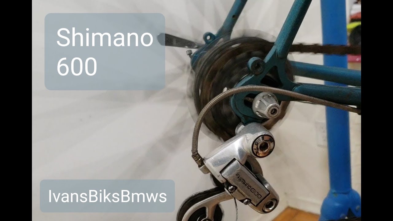 Impressive Vintage Shimano 600 Friction Shifting Performance - YouTube