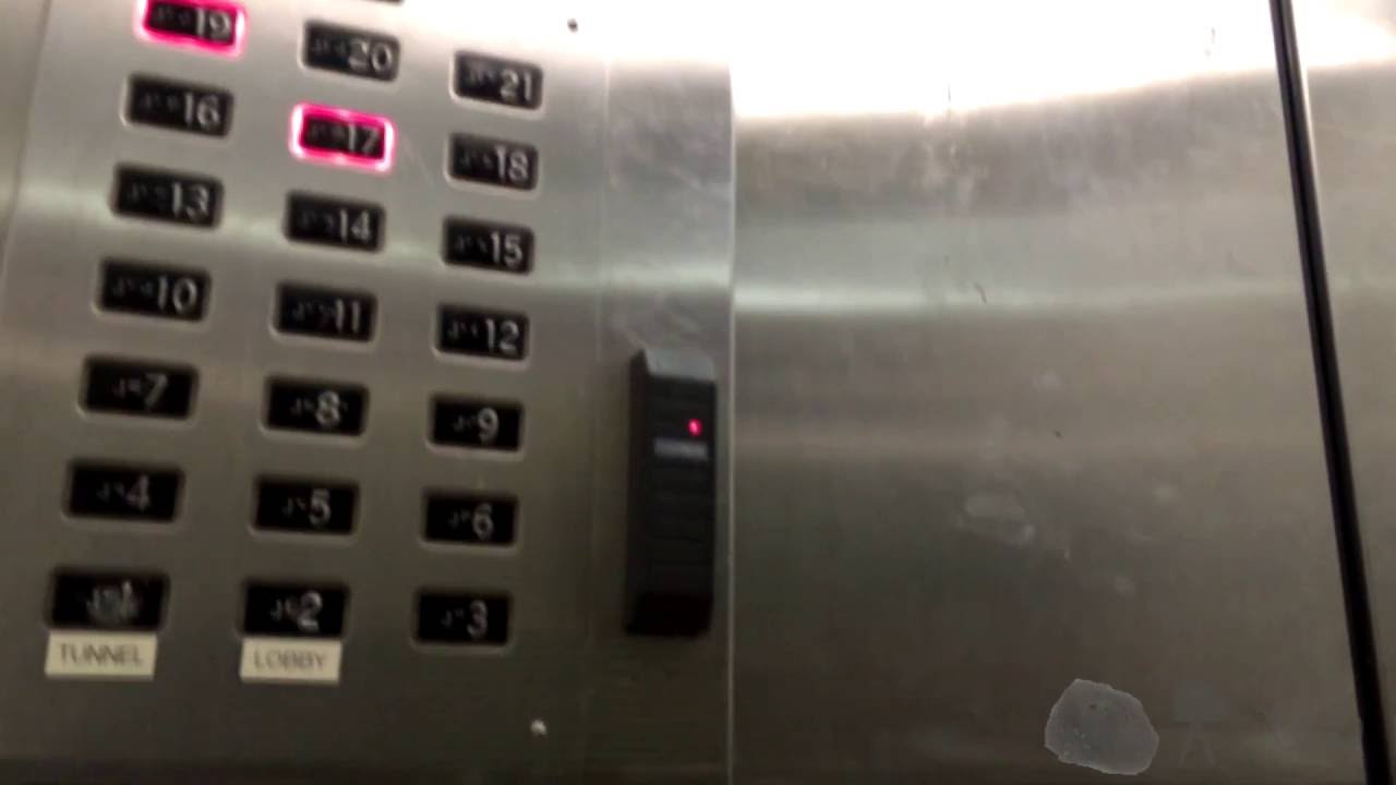 1990s Montgomery-Kone Traction Elevators @ Dunton Tower, Carleton ...