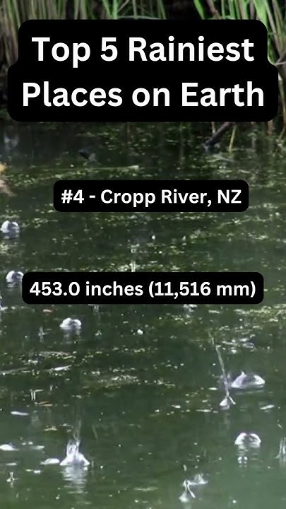 Top 5 Wettest Places on Earth! - YouTube