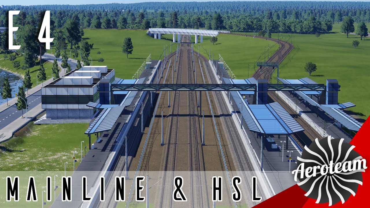 Mainline & HSL Construction | Transport Fever 2 Timelapse Fictional ...