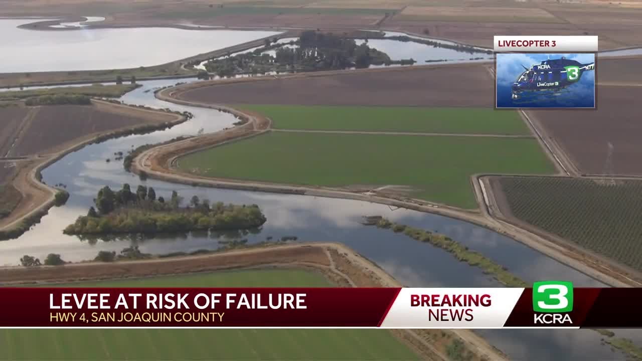 Levee failure possible in San Joaquin County - YouTube