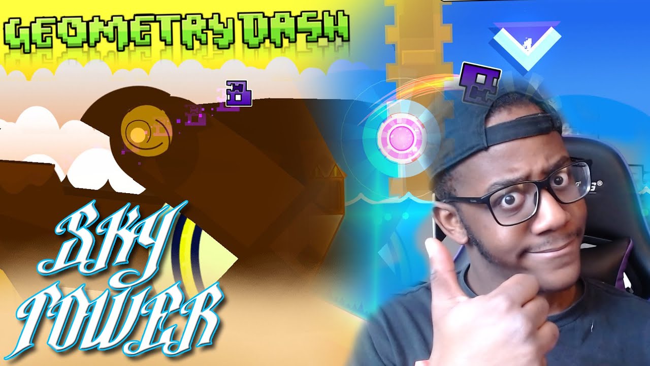This Level Gave Life to Geometry Dash! | Geometry Dash SKY TOWER: By ...