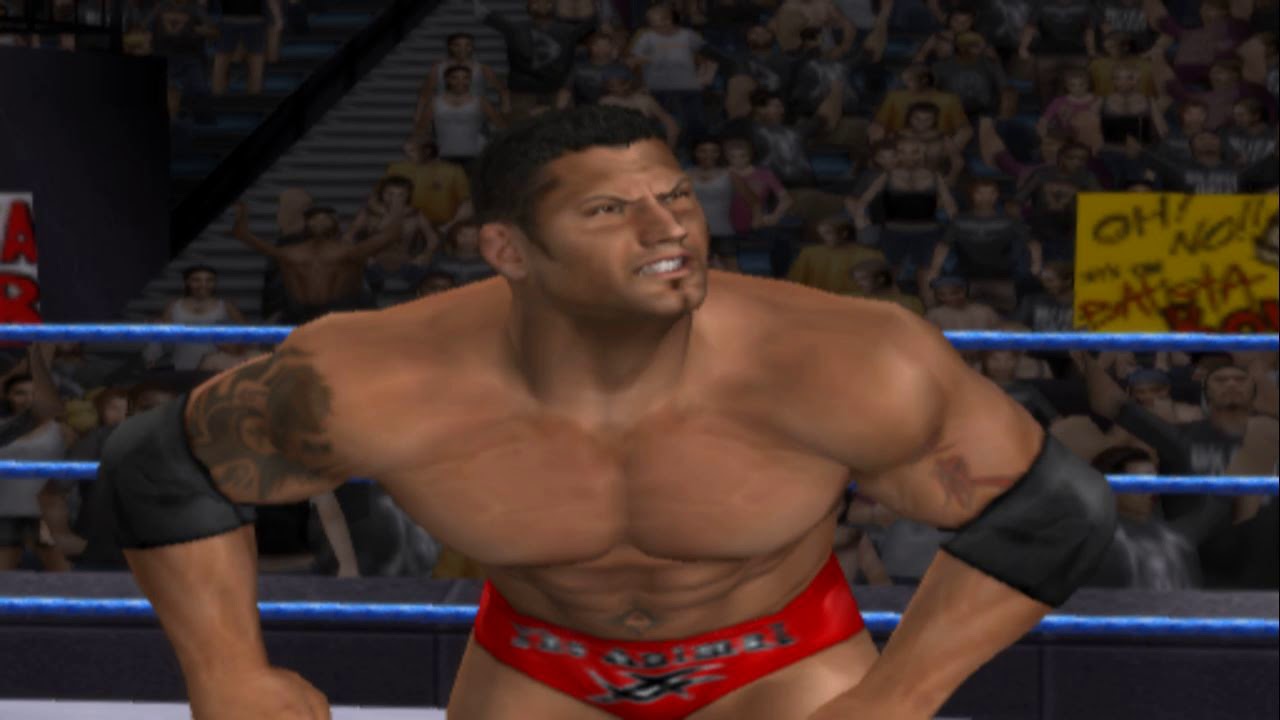WWE SMACKDOWN VS RAW 2007 SEASON MODE GAMEPLAY#2 BATISTA BOMB! - YouTube