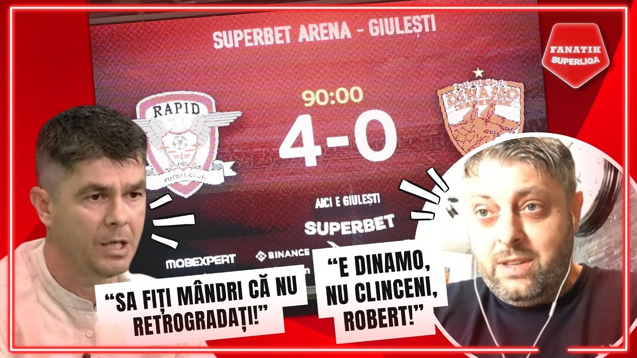 DIALOG INCINS Robert Nita - Daniel Sendre dupa Rapid - Dinamo 4-0 - YouTube