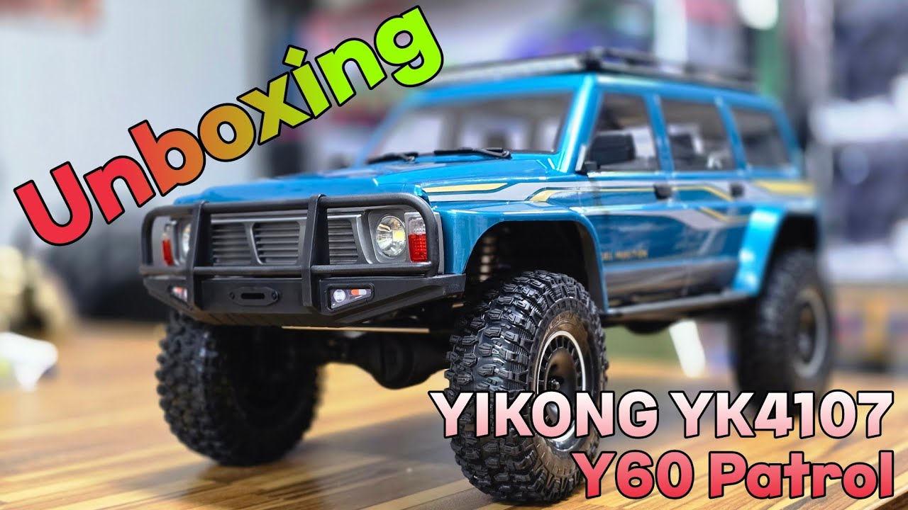 [RC CAR 알씨카]_YIKONG 1:10 YK4107 4WD Nissan Y60 Patrol RTR Unboxing!(닛산 패트롤 RC카 개봉영상!) - YouTube