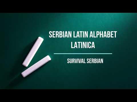 Serbian Latin Alphabet / Latinica / Survival Serbian / #2 - YouTube