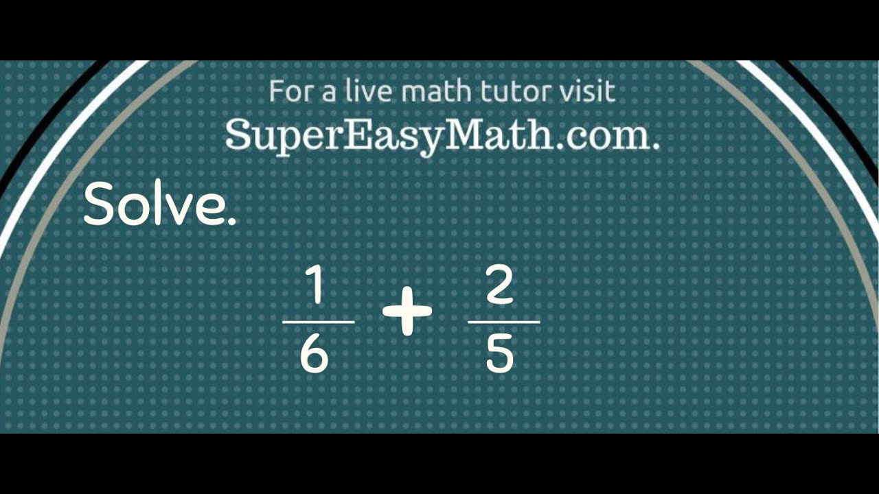 MPOTD - Adding Fractions - YouTube