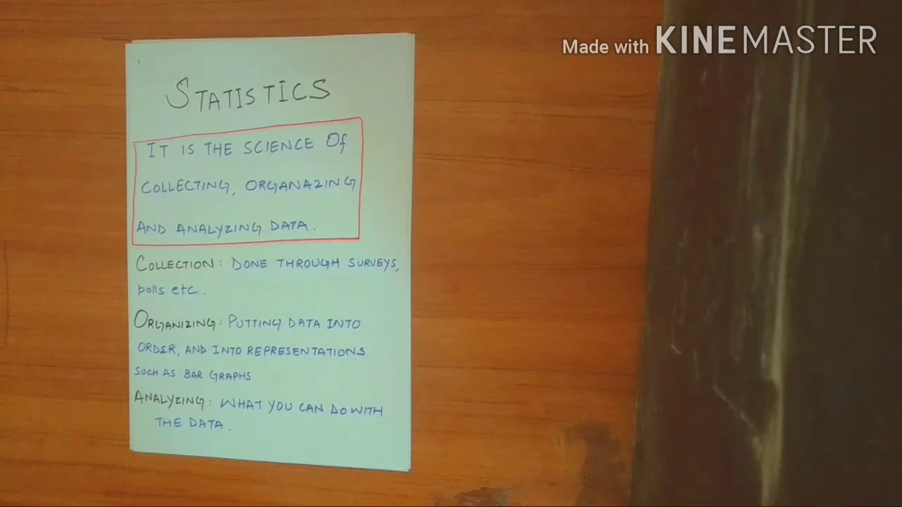 Introduction to Statistics O - levels - YouTube