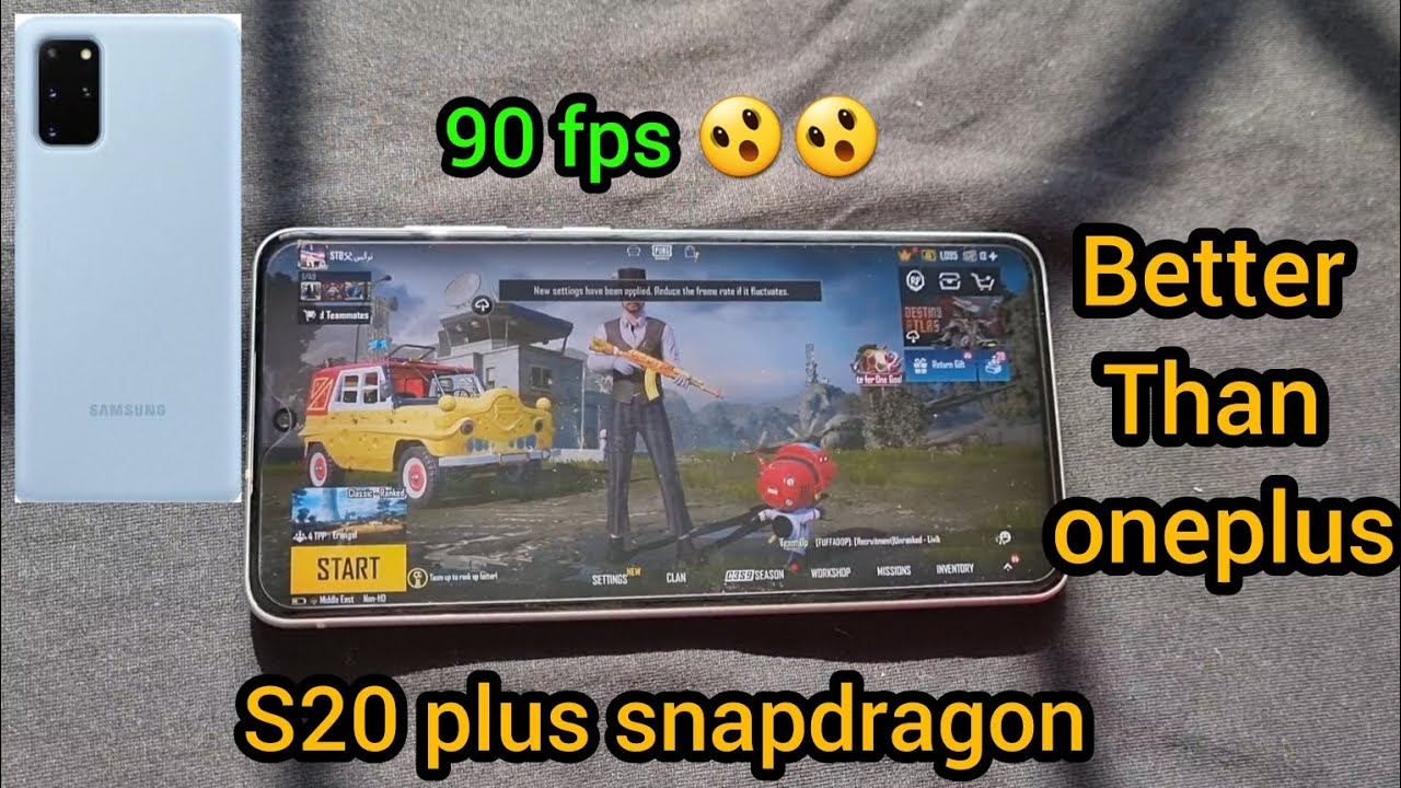 s20 plus pubg fps test?3 sal purana samsung? 90fps is it real??? - YouTube