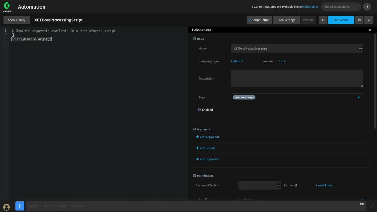 XSOAR Engineer Training - Part 20: Post Processing Scripts - YouTube
