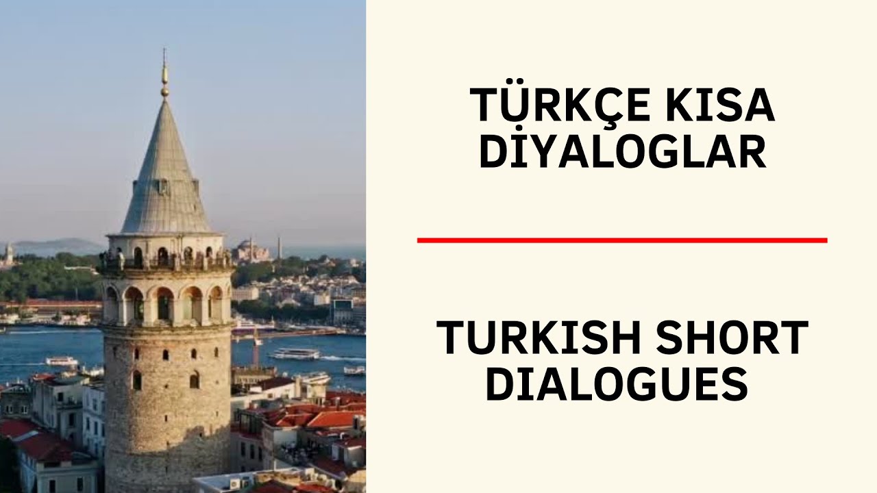 Turkish Short Dialogues 1 / Talking About Holidays - YouTube