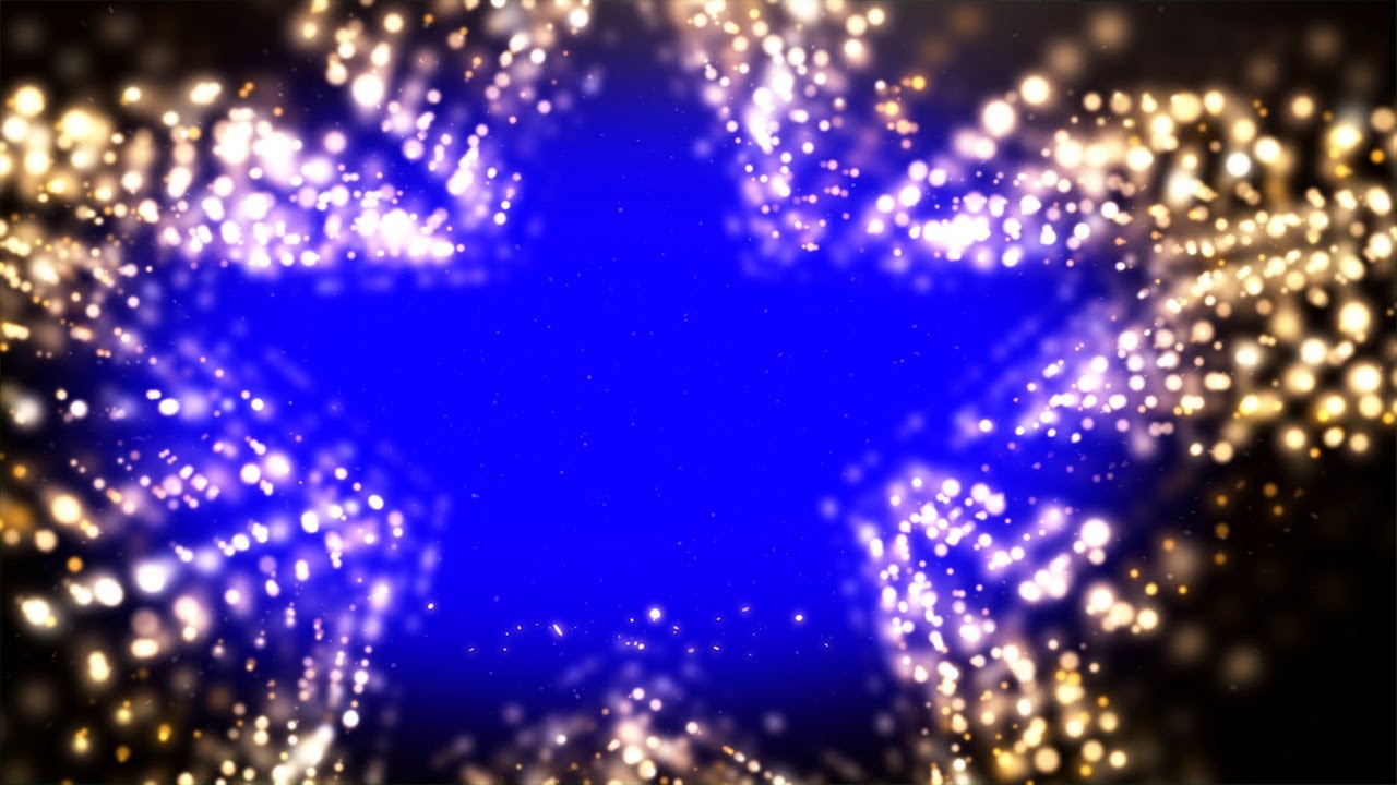 Star Light Glittering Slideshow/Presentation with Blue Chroma Key ...