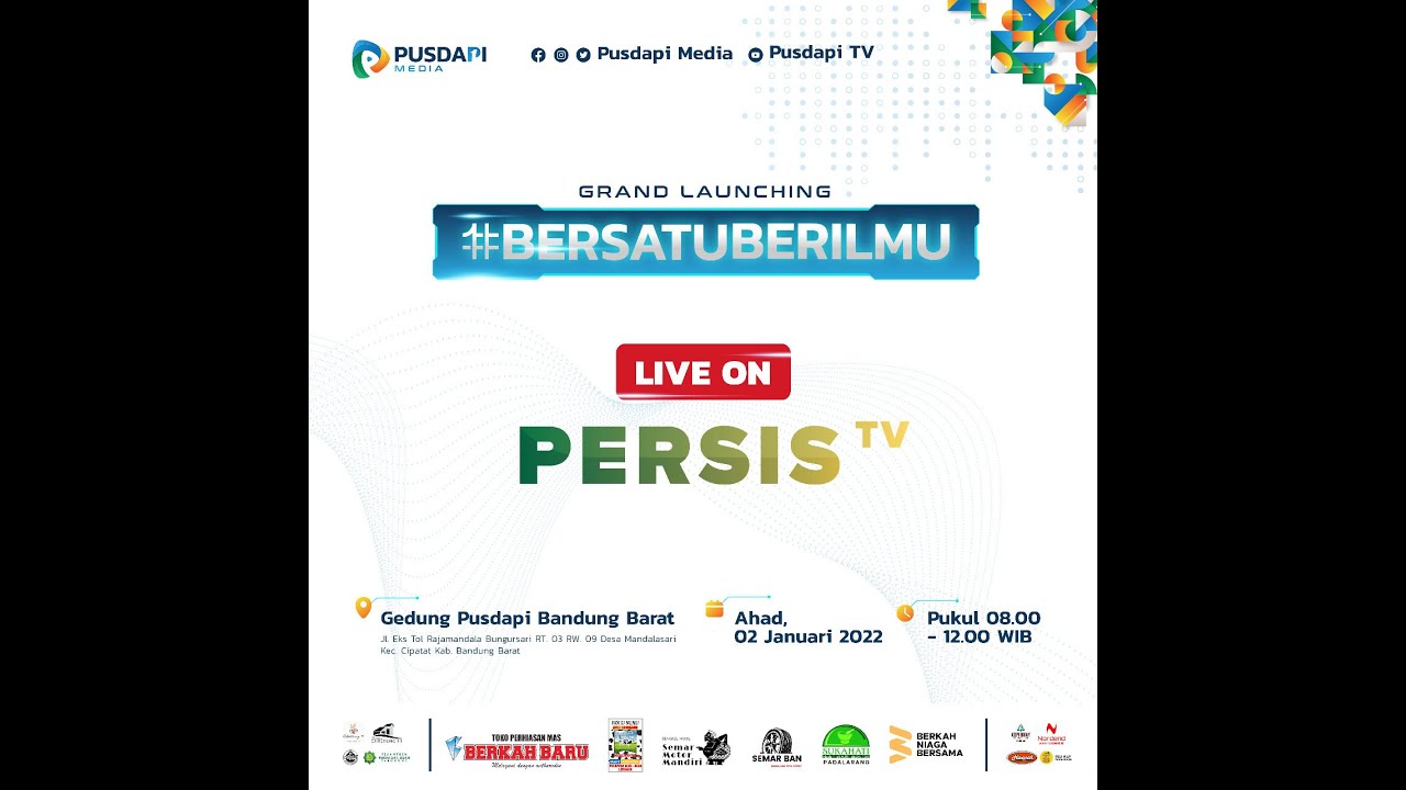 GRAND LAUCHING PUSDAPI KBB MEDIA " BERSATU BERILMU " - YouTube
