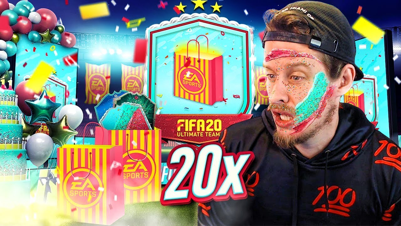 WHAT ARE THESE PACKS?! 20X FUT BIRTHDAY PARTY BAG PACKS! FIFA 20 ...