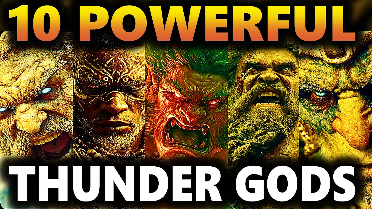 10 powerful Thunder Gods in different Mythologies - YouTube