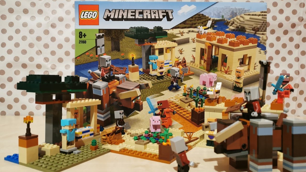 LEGO MINECRAFT The Illager Raid Set 21160 build and review - YouTube