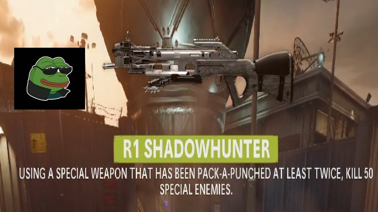 [Cold War Zombies] R1 Shadowhunter Zombie Challenge Fast Completion ...