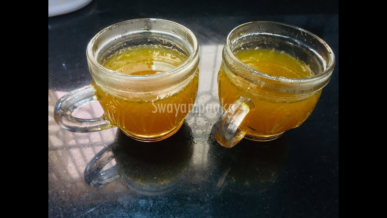 Ginger tea recipe | Fresh ginger kashaya for common cold and cough ...