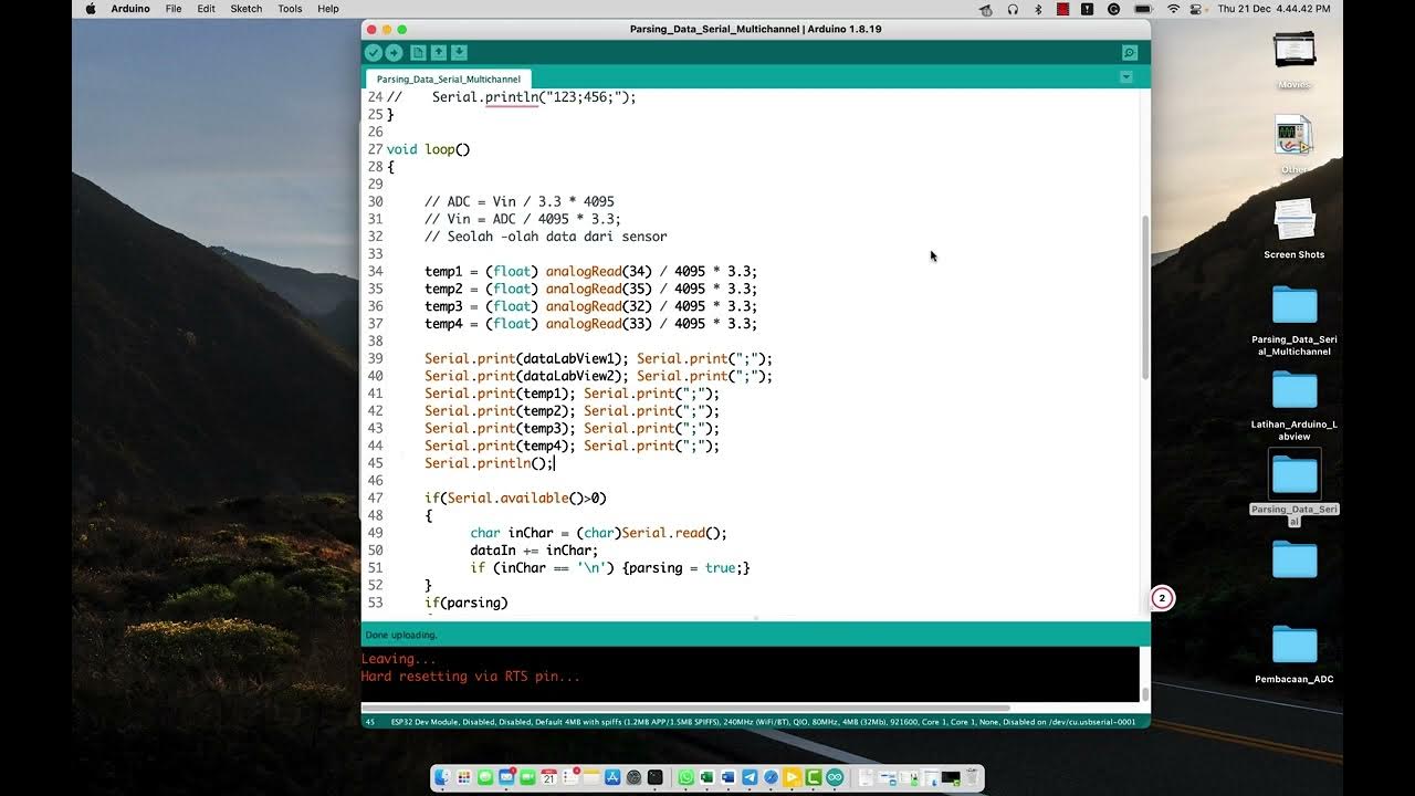 Kuliah 10 Scada Labview Arduino Parsing Data multichannel Lecture Notes ...