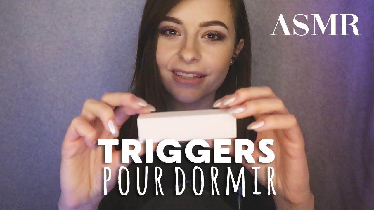 ASMR FRANCAIS ⚪️ 8 TRIGGERS POUR DORMIR ☺️ - YouTube