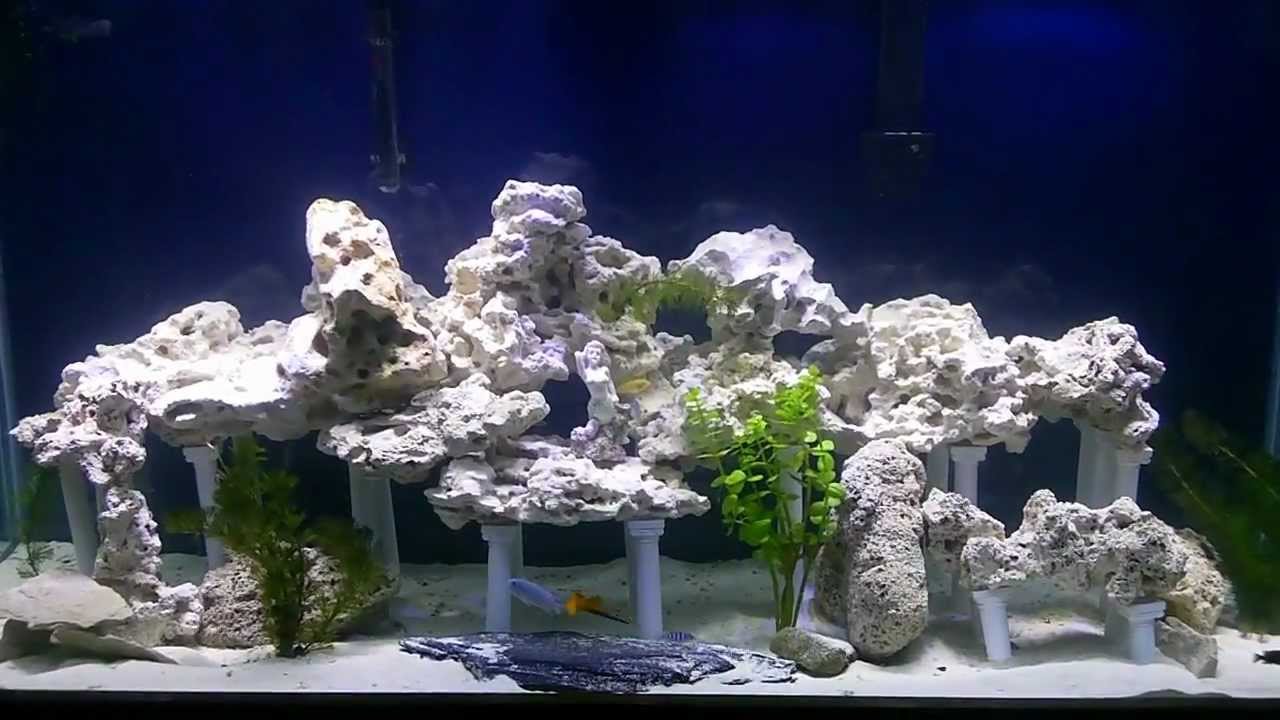 Atlantis Themed Fish Tank
