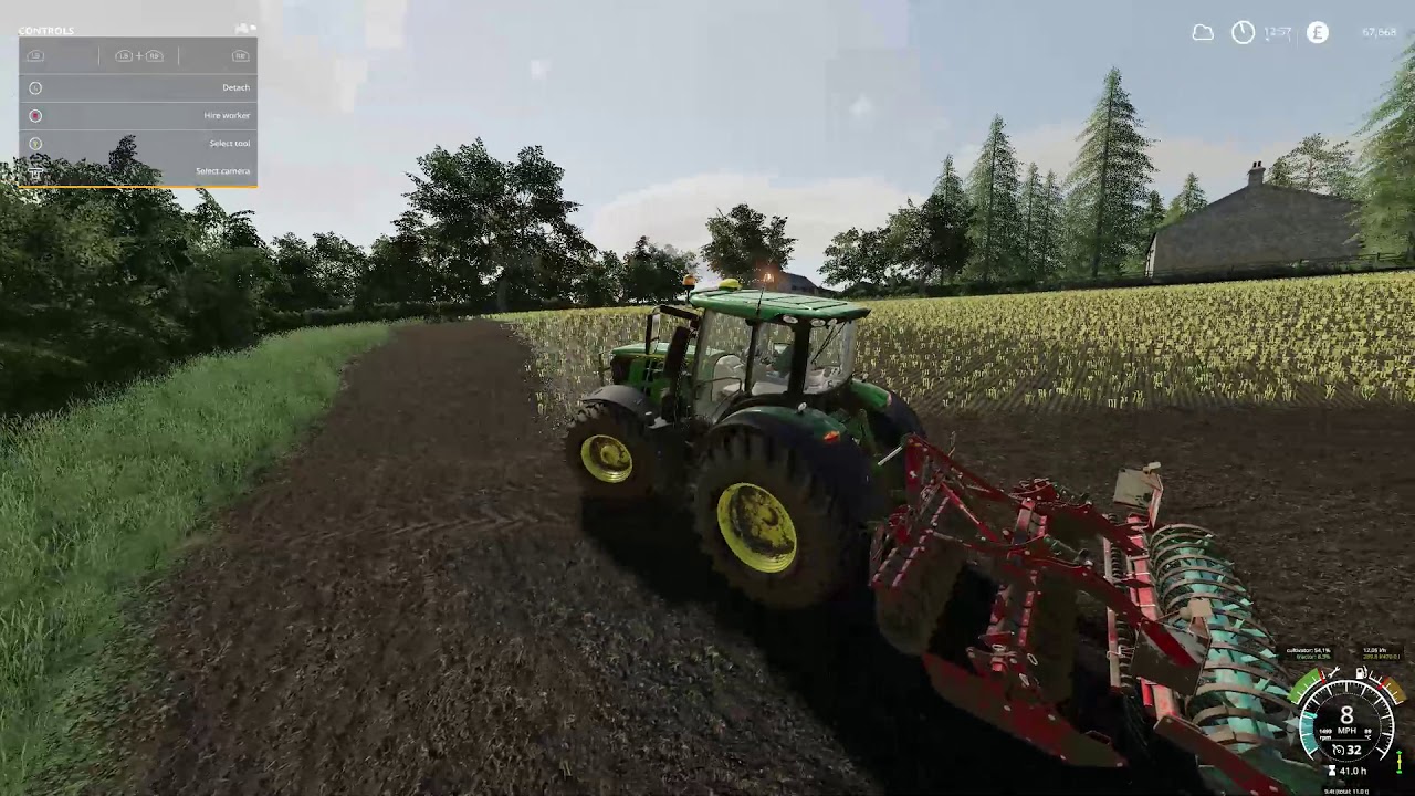 Farming Simulator 19 John Deere Sound test - YouTube