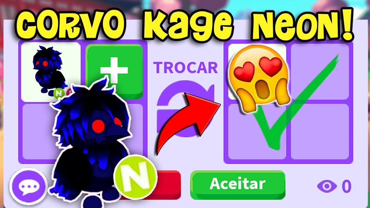 Trocando Corvo Kage Neon (Neon Kage Crow) 🌸 Nova Atualização Festival ...