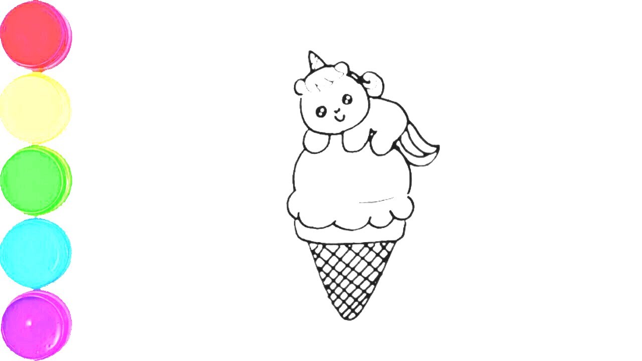 How to Draw Ice Cream ,Ice Cream Drawing tutorial step by step ...